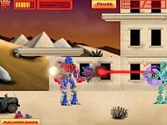 TRANSFORMERS TAKE DOWN onlinespel | POMU Spel