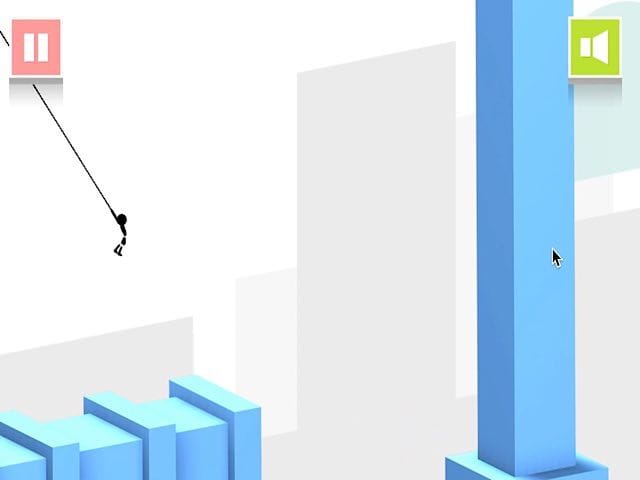 FLY WITH ROPE onlinespel | POMU Spel