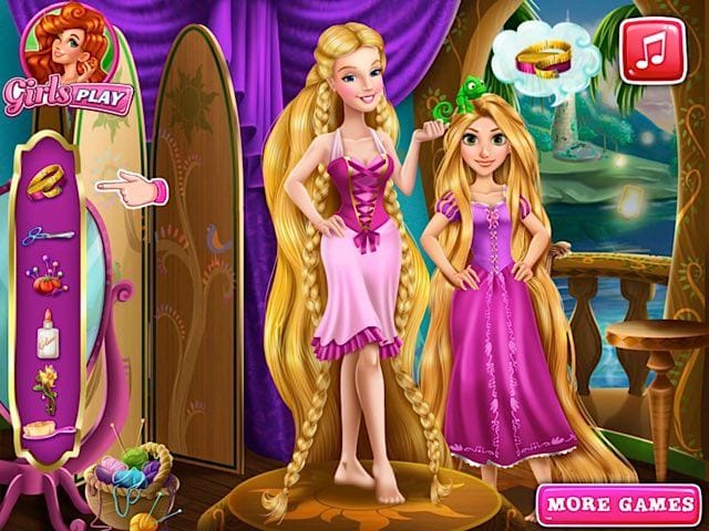 RAPUNZEL MAGIC TAILOR onlinespel | POMU Spel