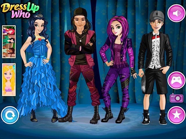 DESCENDANTS DRESS UP onlinespel | POMU Spel