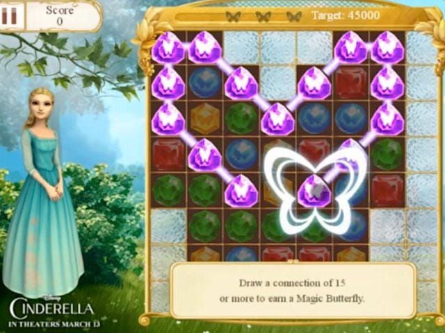 CINDERELLA FREE FALL onlinespel | POMU Spel
