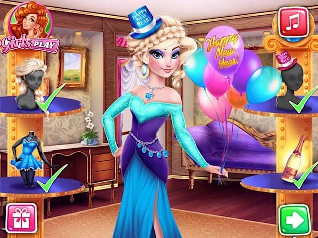 ICE QUEEN PARTY OUTFITS onlinespel | POMU Spel