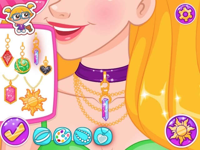 RAPUNZEL'S CHOKER DESIGN onlinespel | POMU Spel
