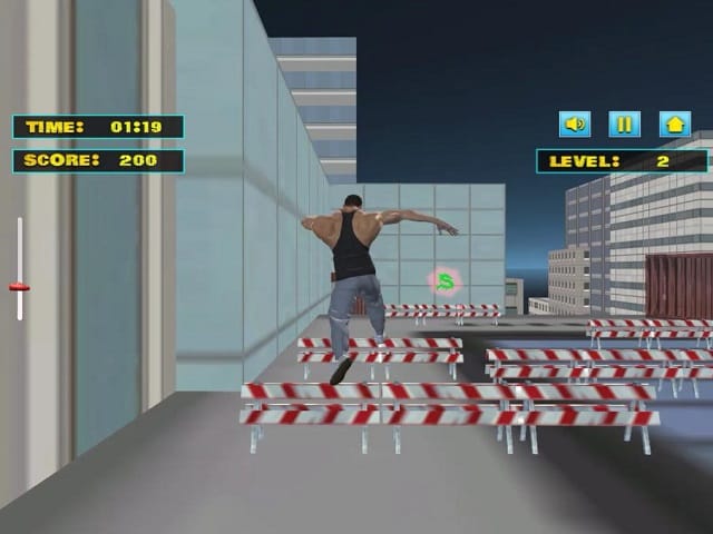 FREE RUNNING onlinespel | POMU Spel