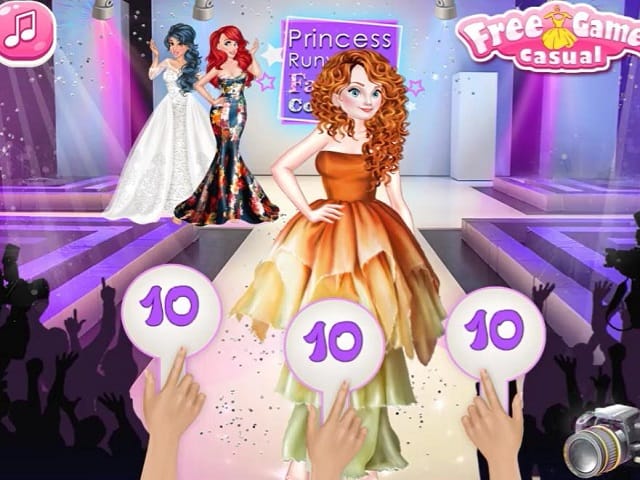 PRINCESS RUNAWAY FASHION CONTENT onlinespel | POMU Spel
