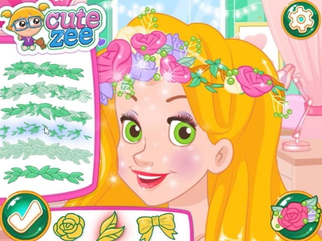RAPUNZEL'S FLOWER CROWN onlinespel | POMU Spel