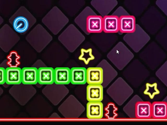 NEON DASH onlinespel | POMU Spel