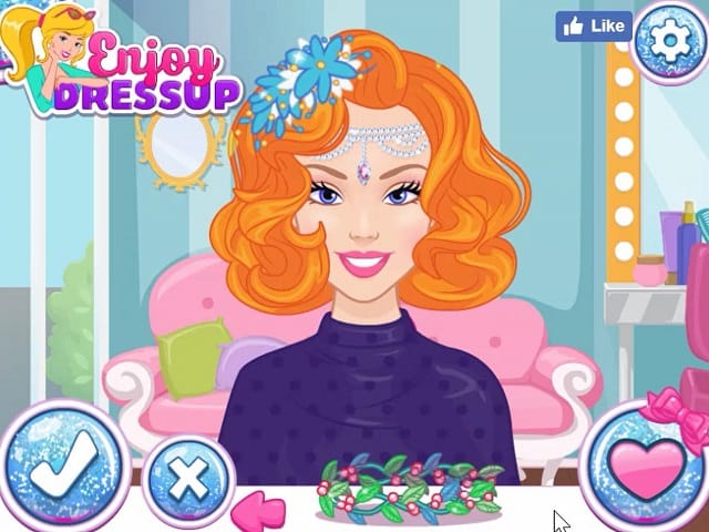 BARBIE GLAMOUR HAIRSTYLES onlinespel | POMU Spel