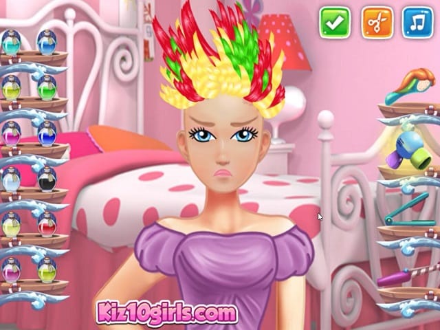 BARBIE FASHION HAIR SALOON onlinespel | POMU Spel