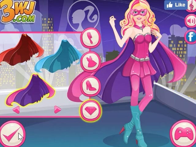 SUPER BARBIE PRINCESS AND ROCKSTAR onlinespel | POMU Spel