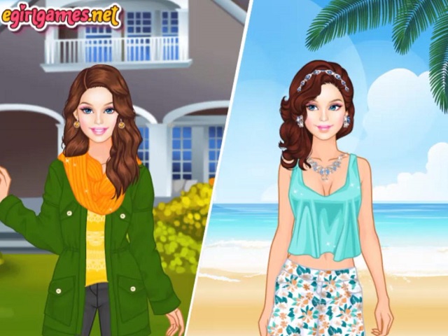 BARBIE 4 SEASONS onlinespel | POMU Spel