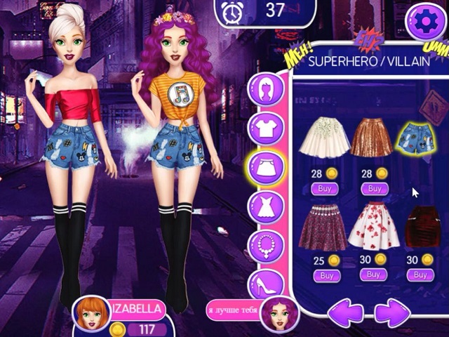 DRESS UP TO THE TOP! onlinespel | POMU Spel