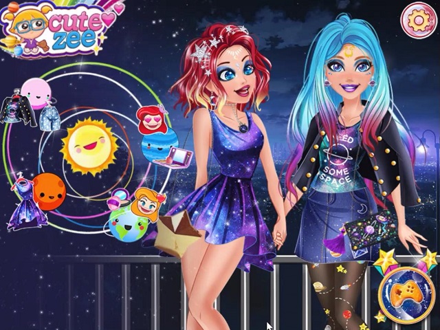 BARBIE AND ARIEL GALAXY FASHIONISTAS onlinespel | POMU Spel