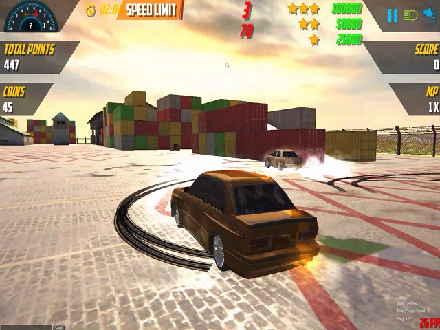 BURNOUT DRIFT 3, SEAPORT MAX onlinespel | POMU Spel