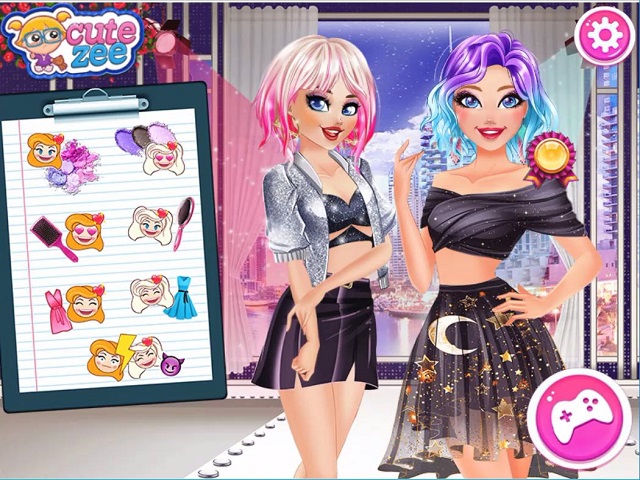 FASHION SHOWDOWN BARBIE AND HARLEY onlinespel | POMU Spel