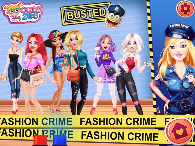 BARBIE FASHION POLICE onlinespel | POMU Spel